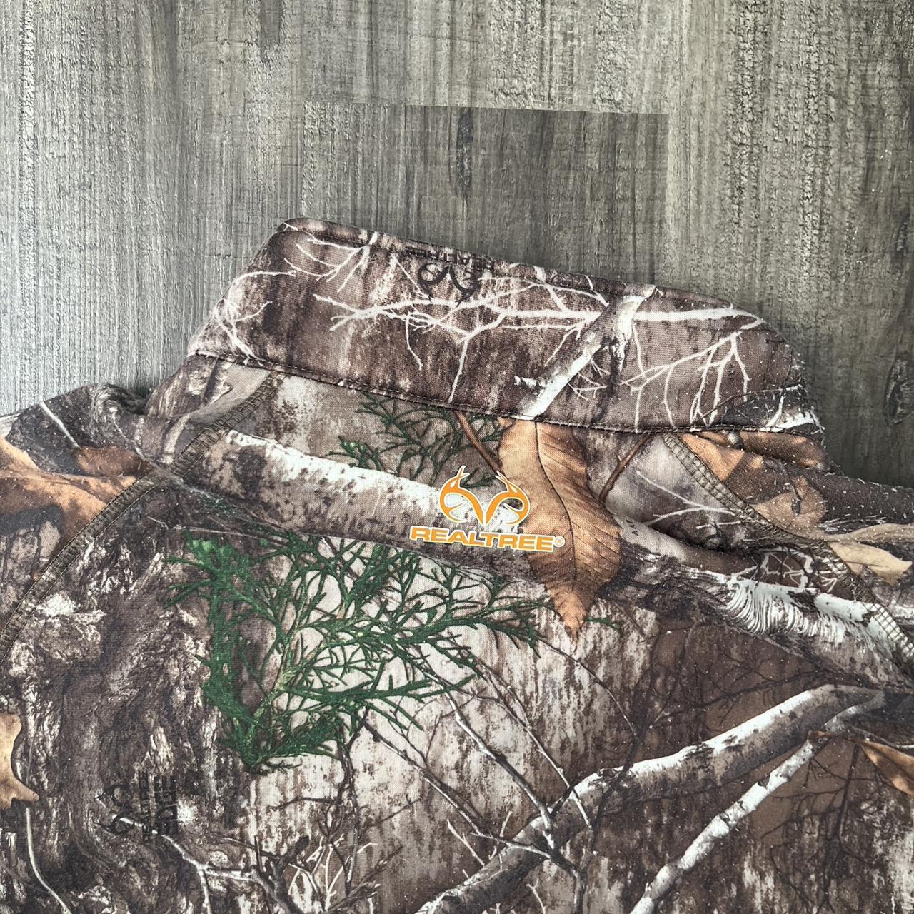 Vintage Camo Realtree 1/4 Zip Up - Size XL - Good... - Depop