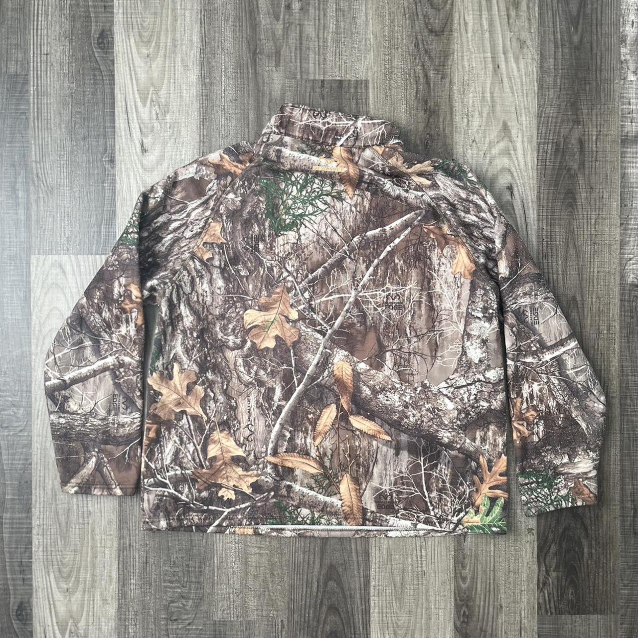 Vintage Camo Realtree 1/4 Zip Up - Size XL - Good... - Depop