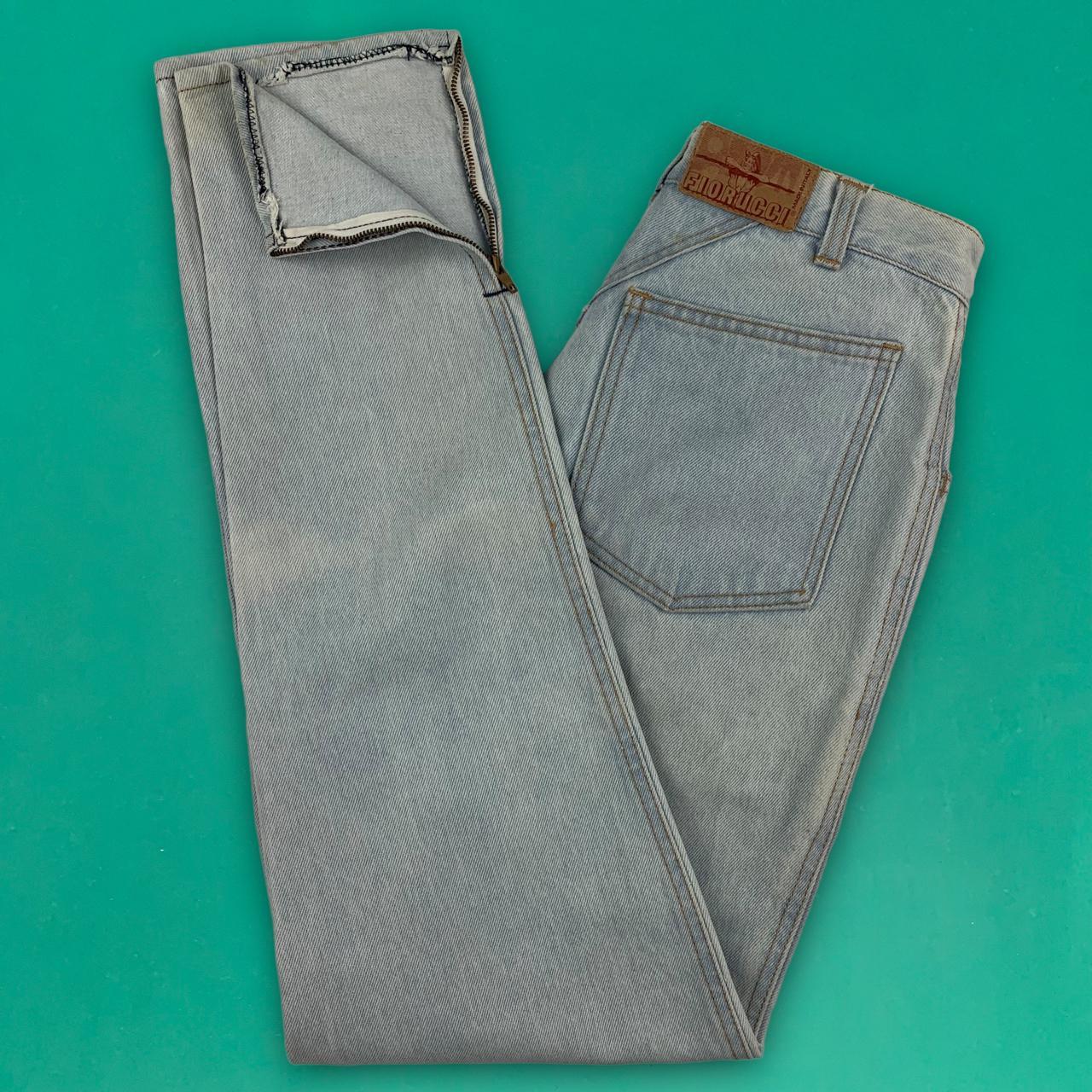 Fiorucci Vintage Italian Designer High Rise Mom... - Depop