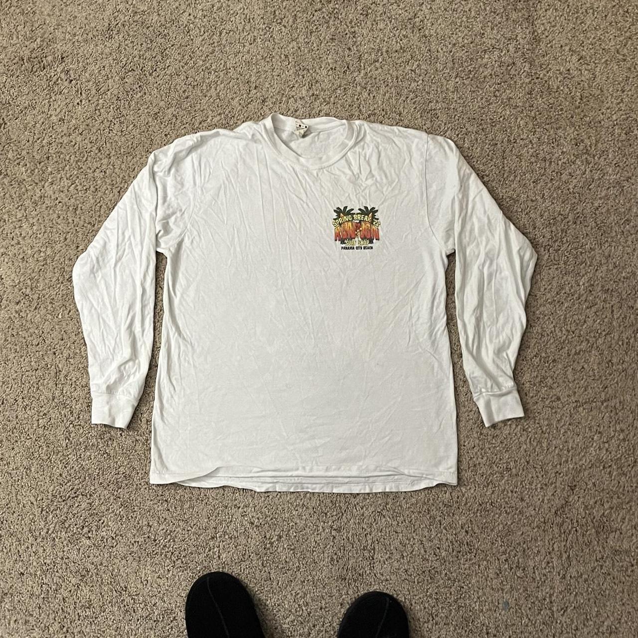 ron jon spring break longsleeve shirt size medium... - Depop