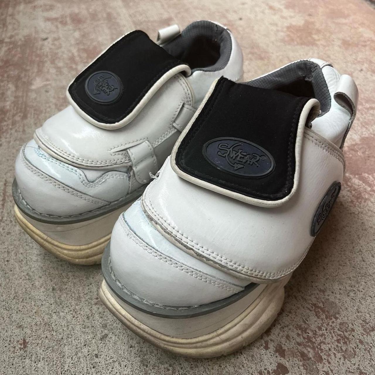 ISO white swear shoes street mix 6 pls dm me if u... - Depop