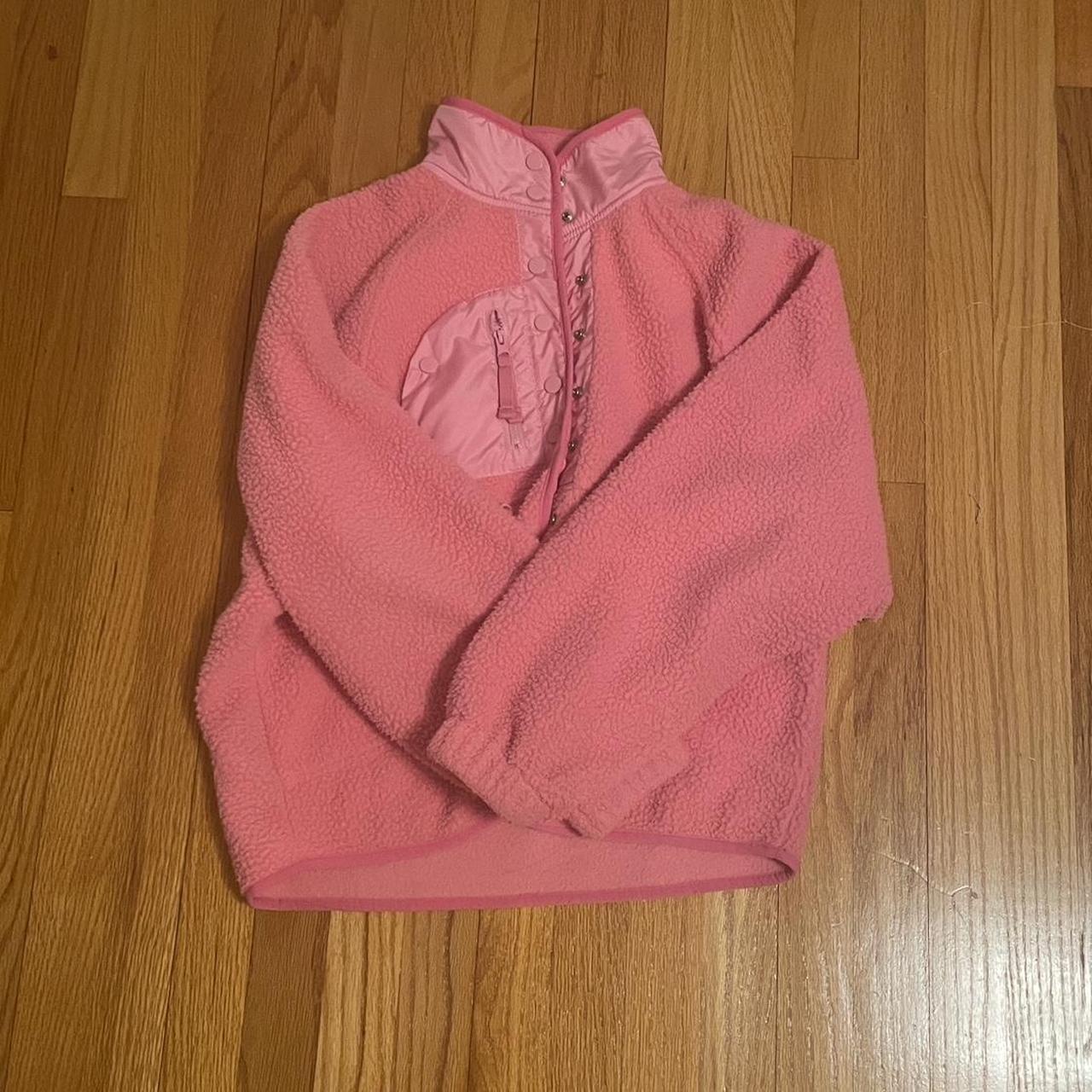 Hot pink fleece size small! Super cute just don’t... - Depop