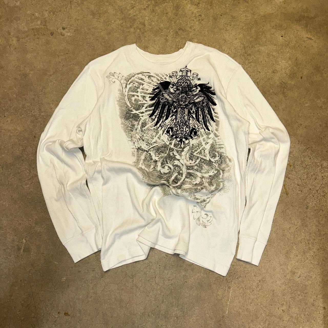 Y2K Route 66 graphic long sleeve men’s size XL, nice... | Depop