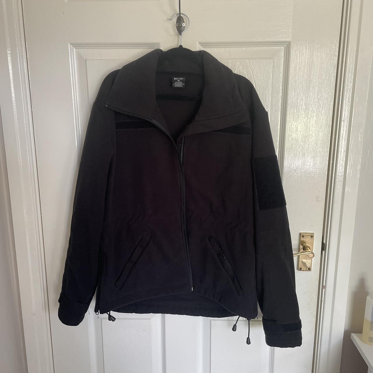 Medium black Mil-Tec soft shell jacket Loads of... - Depop