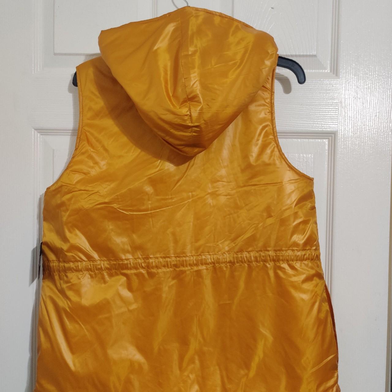 Marc New York by Andrew Marc Gold Tie Front Quilt... - Depop