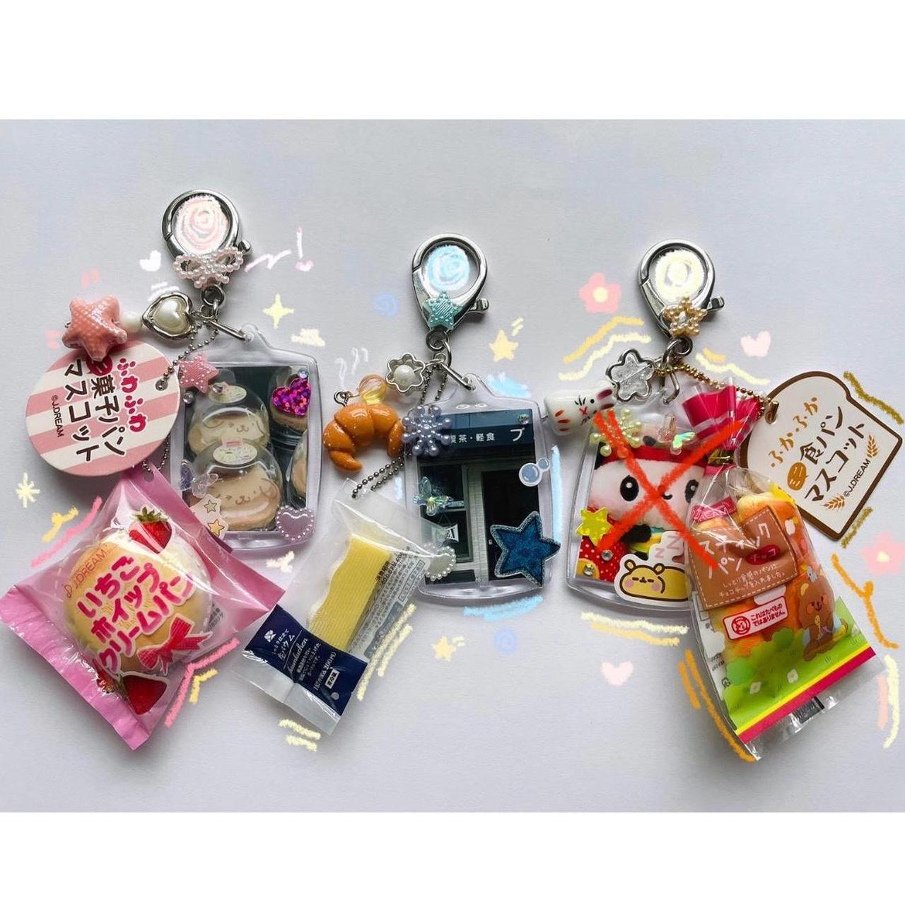 ⋆𐙚₊˚⊹♡ bread keychains 🍞🥯 pandapple (sold ) all... - Depop