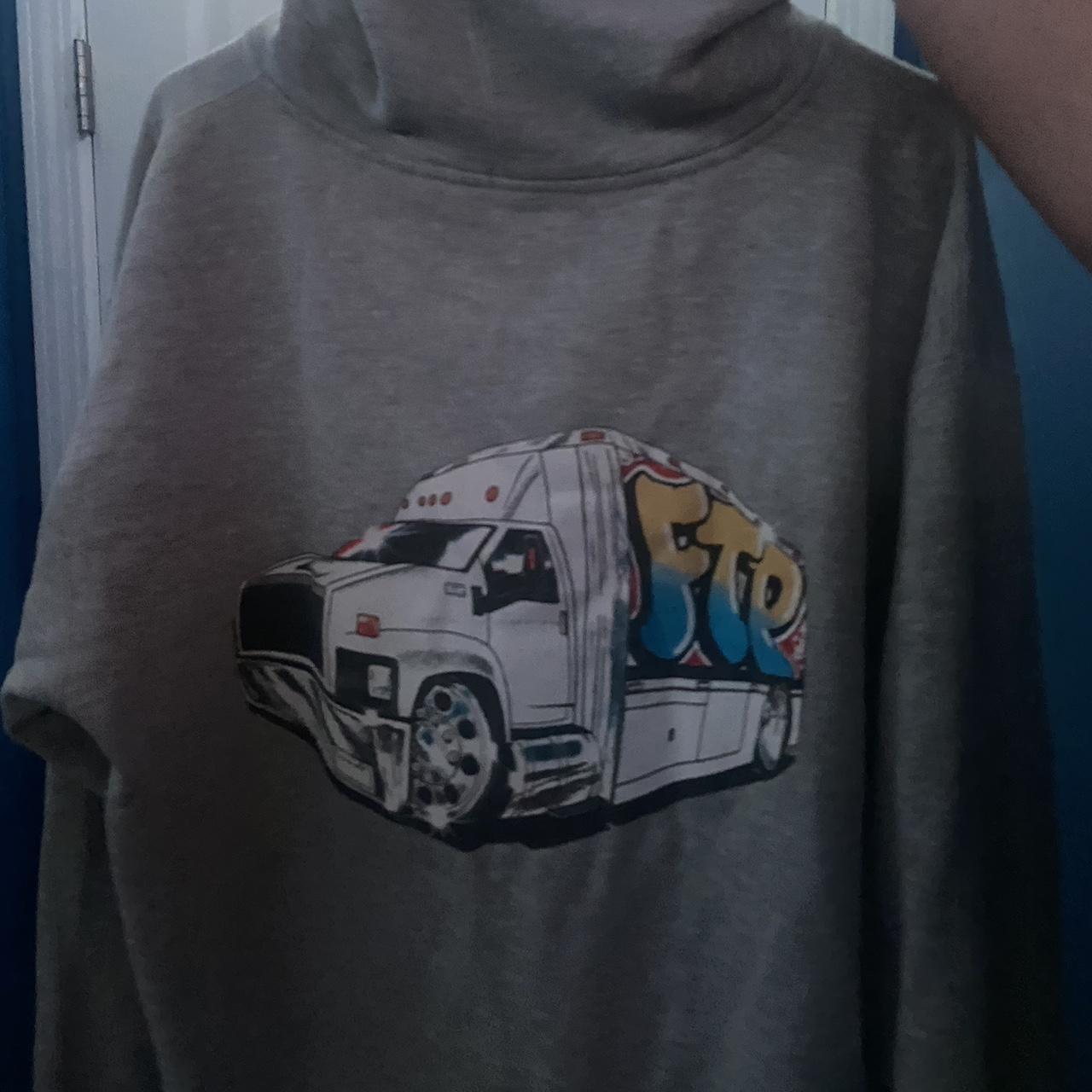 FTP Large Trucker Zip Up - Depop