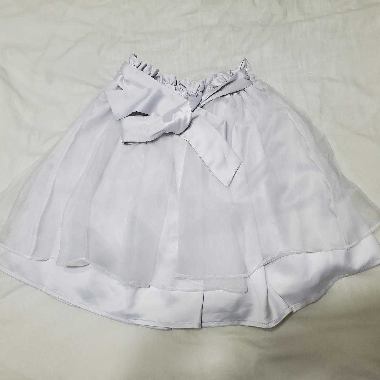 Ank Rouge layered apron style white skirt 🤍 Super... - Depop