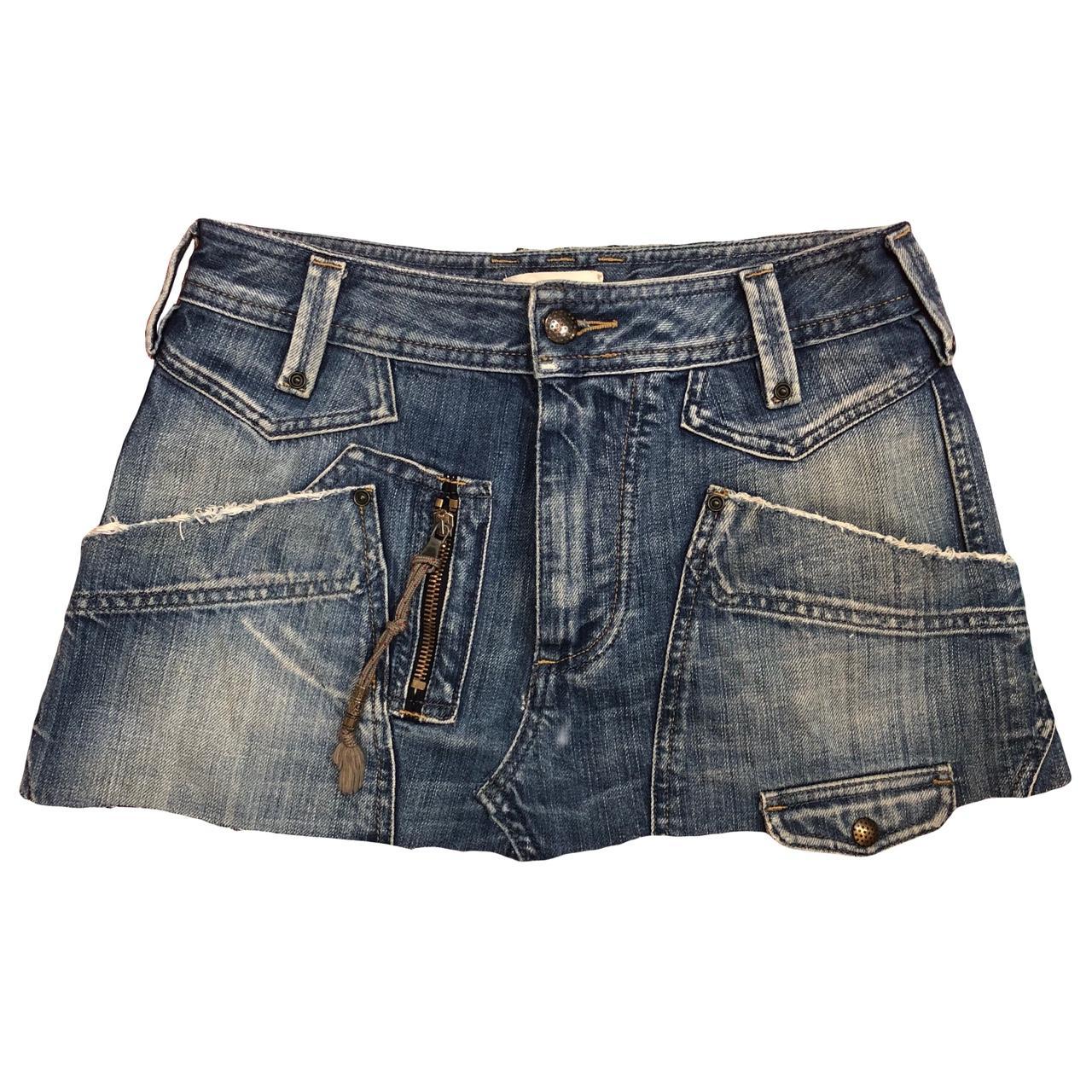 Super cute reworked Diesel skirt Waist 27” Denim... - Depop