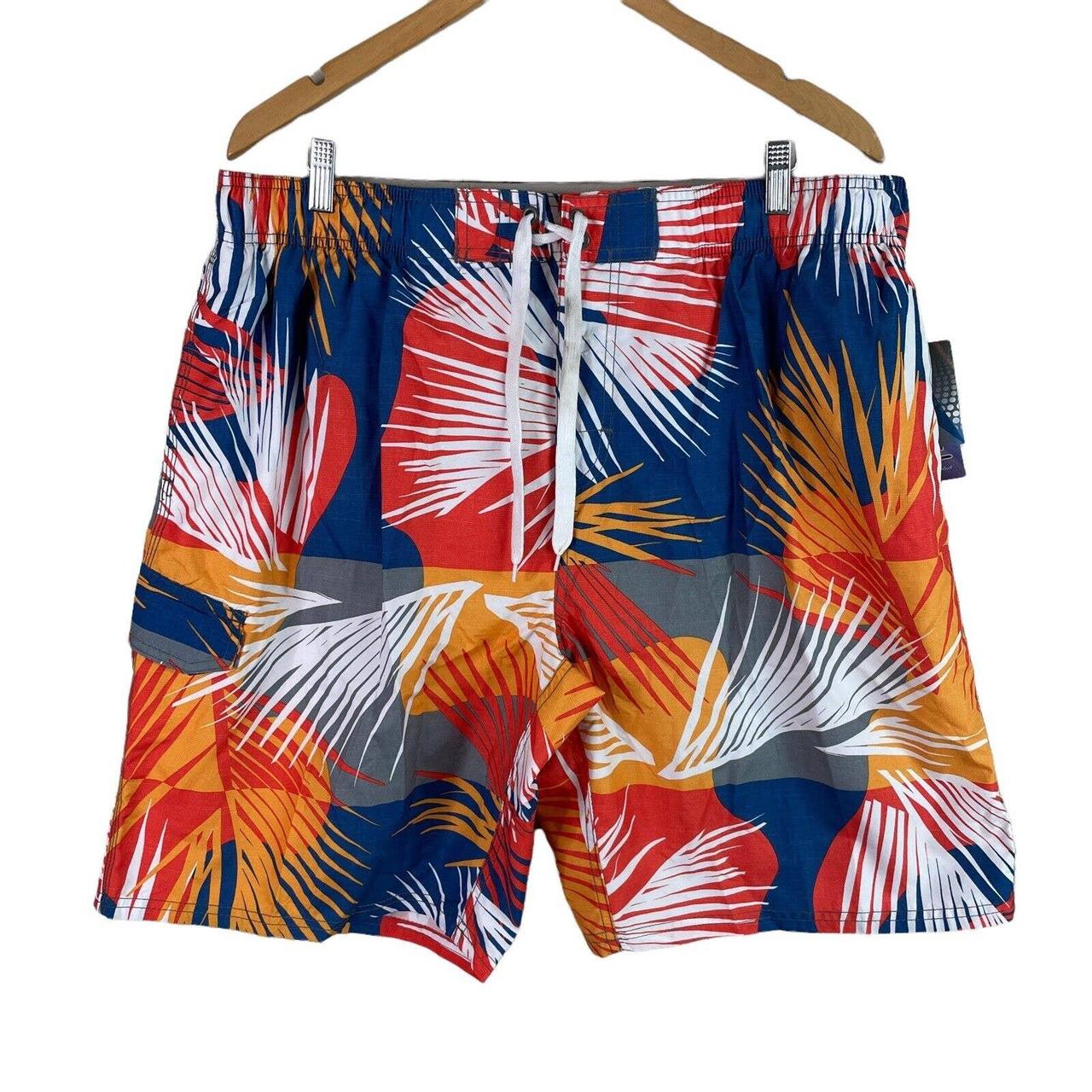 Kanu Surf Lined Swim Trunks Shorts Mens 2XL Orange... - Depop