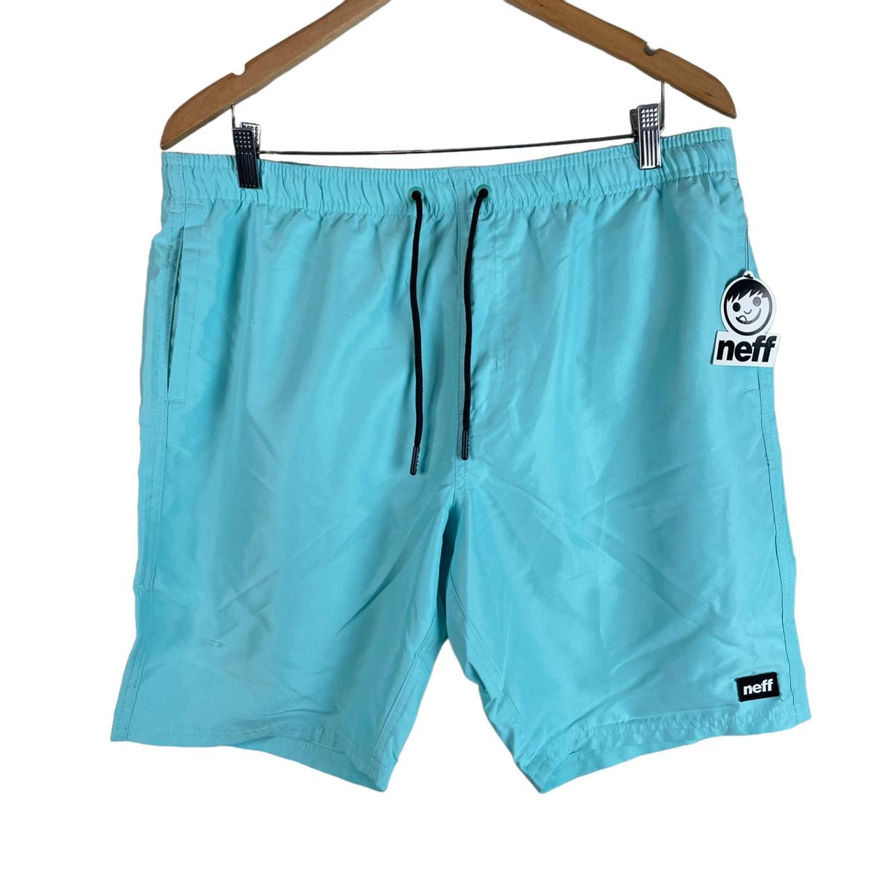 Neff Lined Swim Shorts Trunks Swimwear Mens XL Light... - Depop