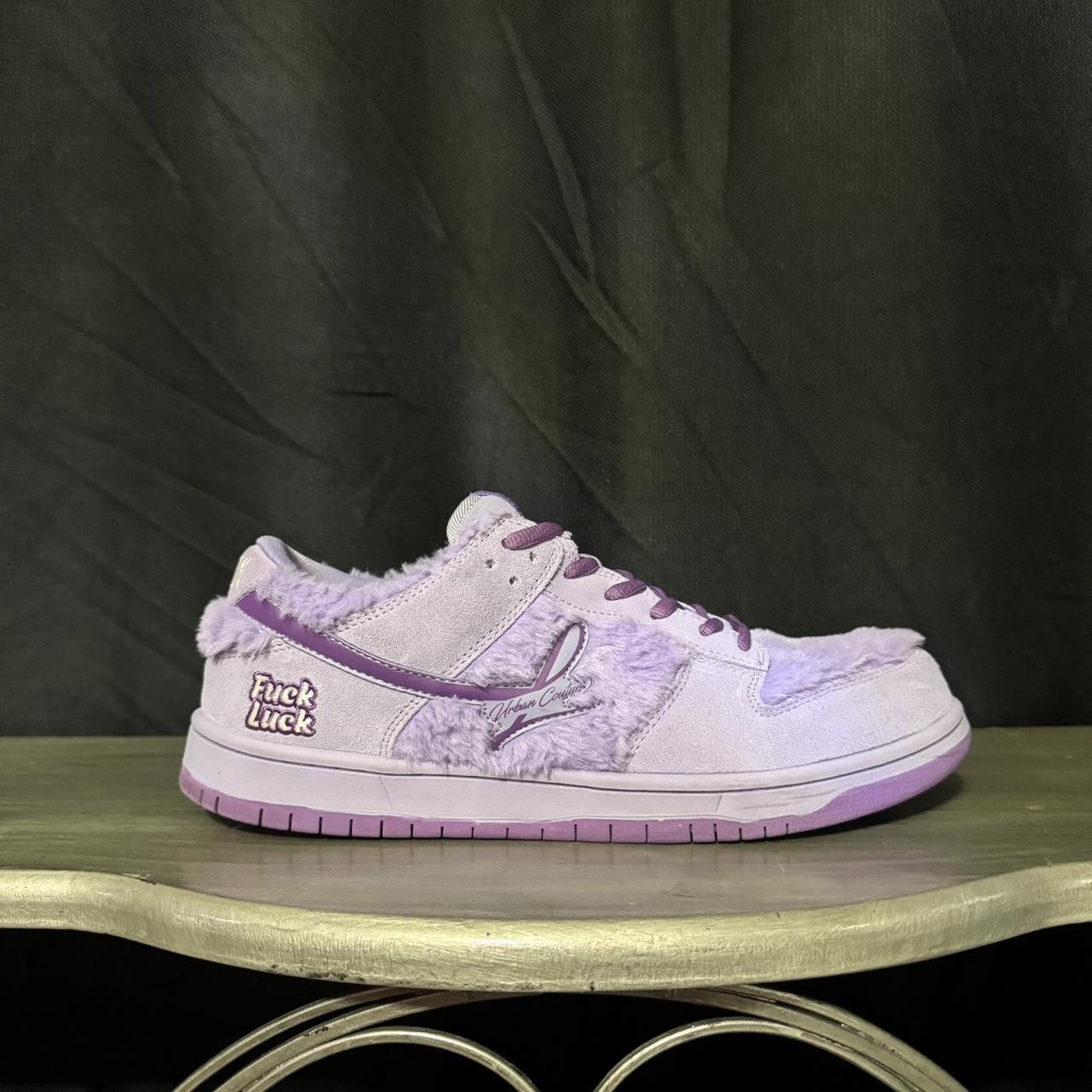Lejhon-Urban Couture Purple Reign bootleg dunks, box... | Depop
