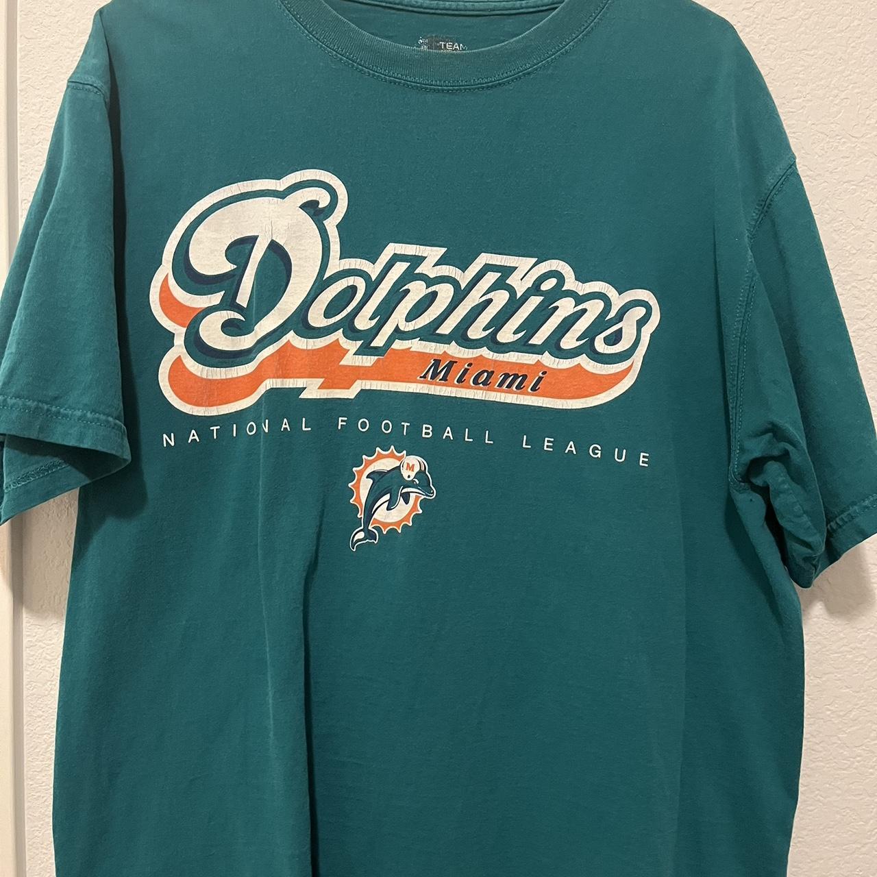 Miami Dolphins shirt. Pretty good condition. Fits... - Depop