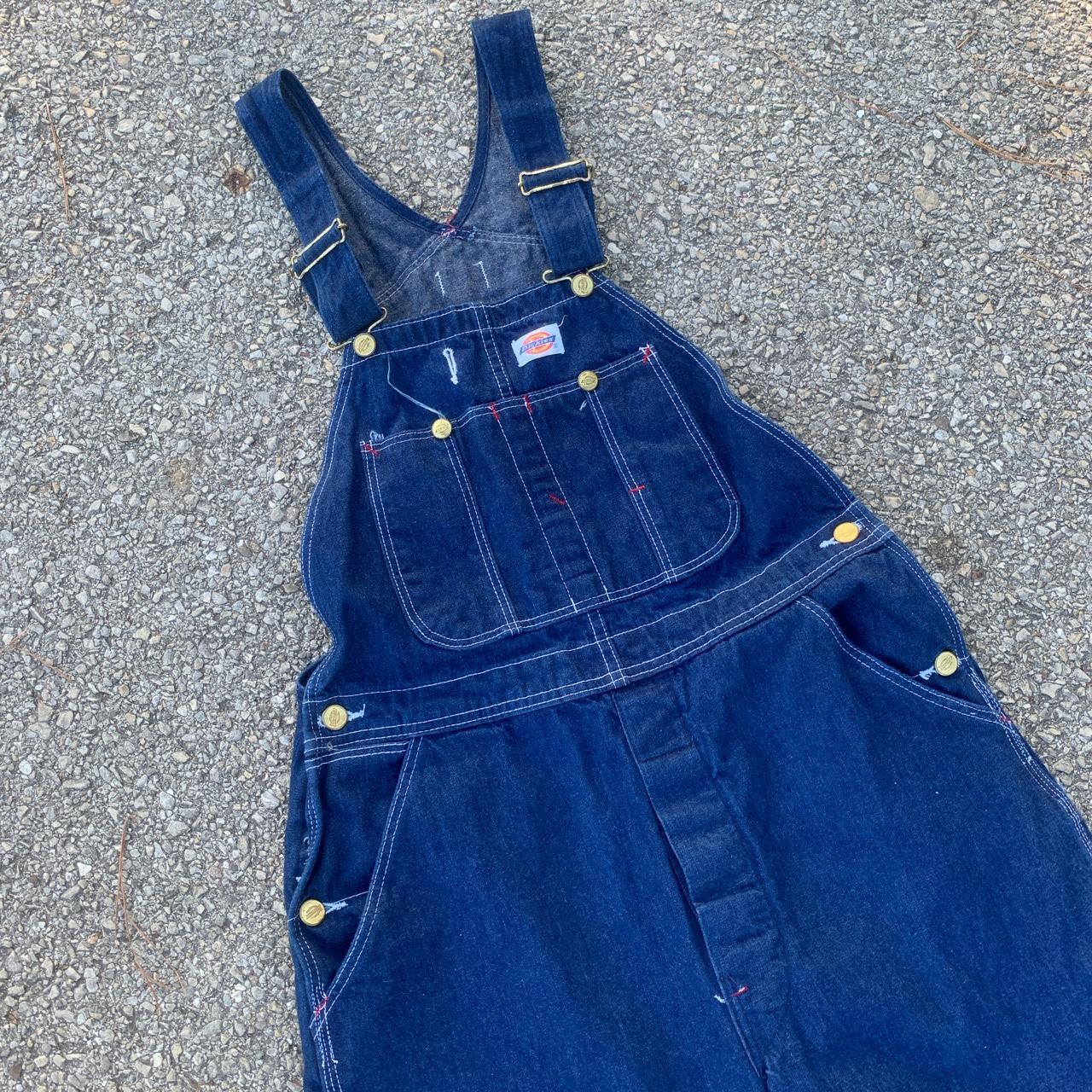 Vintage dickies overalls. Size W 34 x L 29 In... - Depop