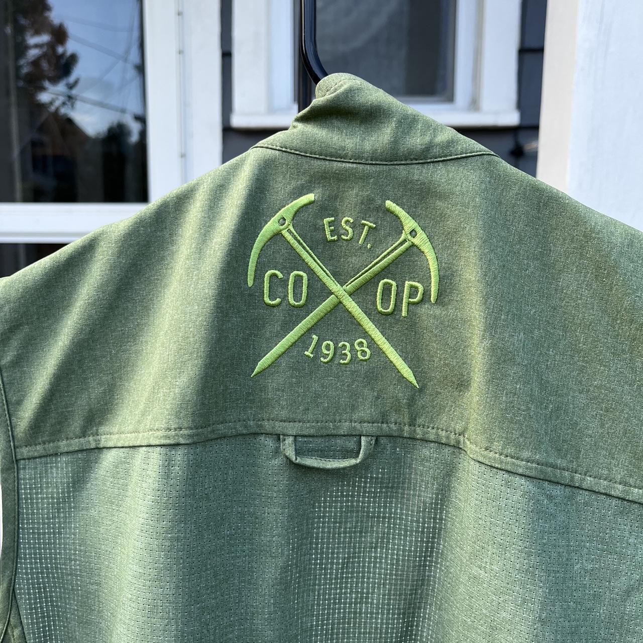 REI co op green work vest. Size large #REI #outdoors... - Depop