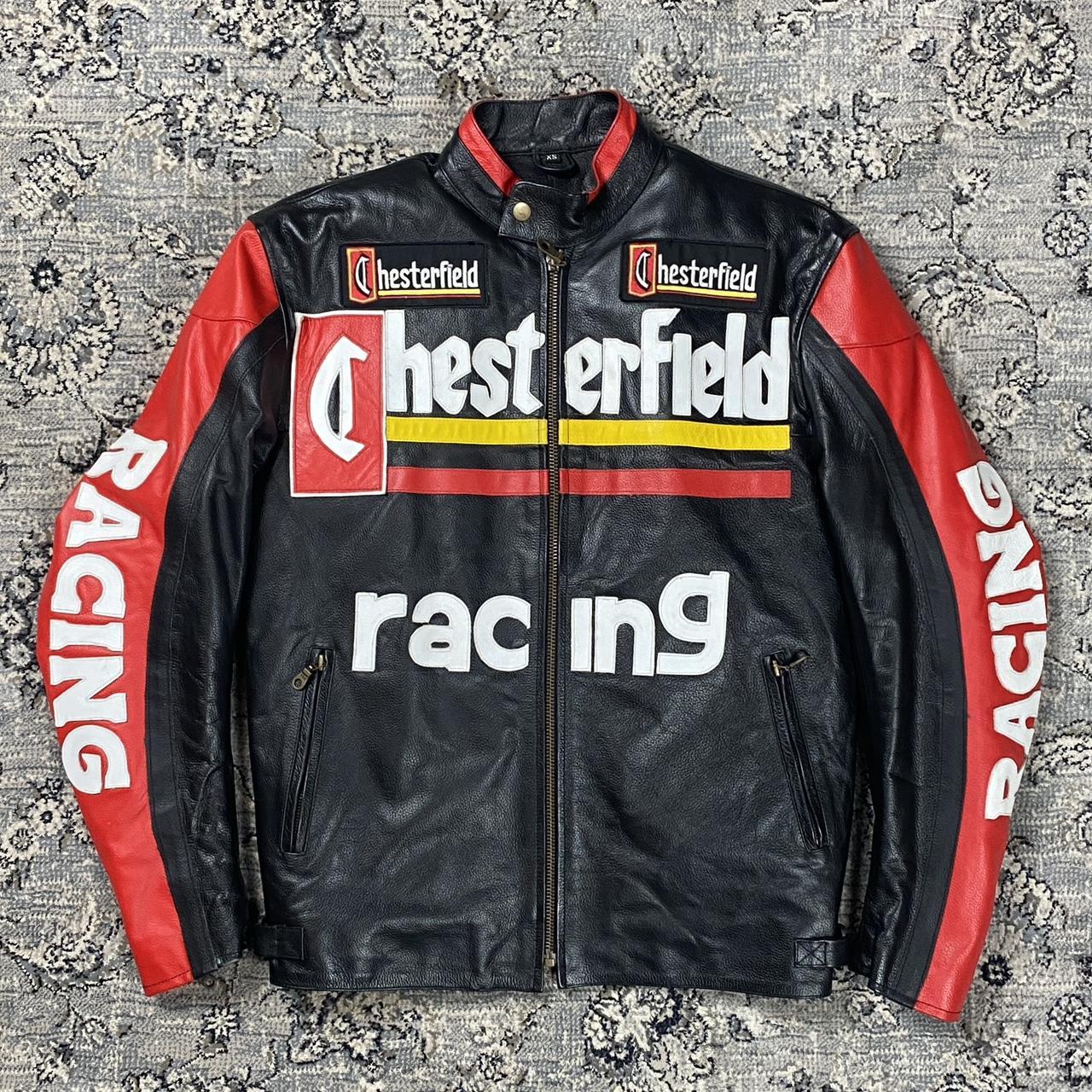 CHESTERFIELD MOTORCYCLE RACING JACKET TAG SIZE: XS... - Depop