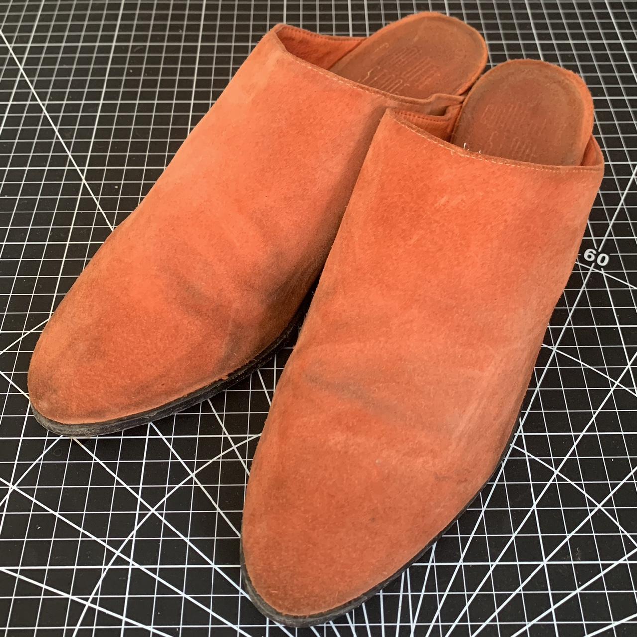 Women's Orange Mules | Depop