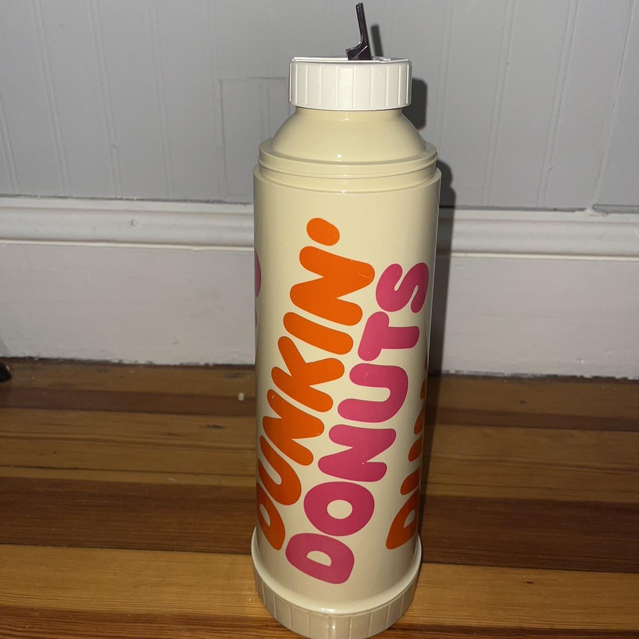 Original Dunkin’ Donuts thermos! Straw is short.... - Depop