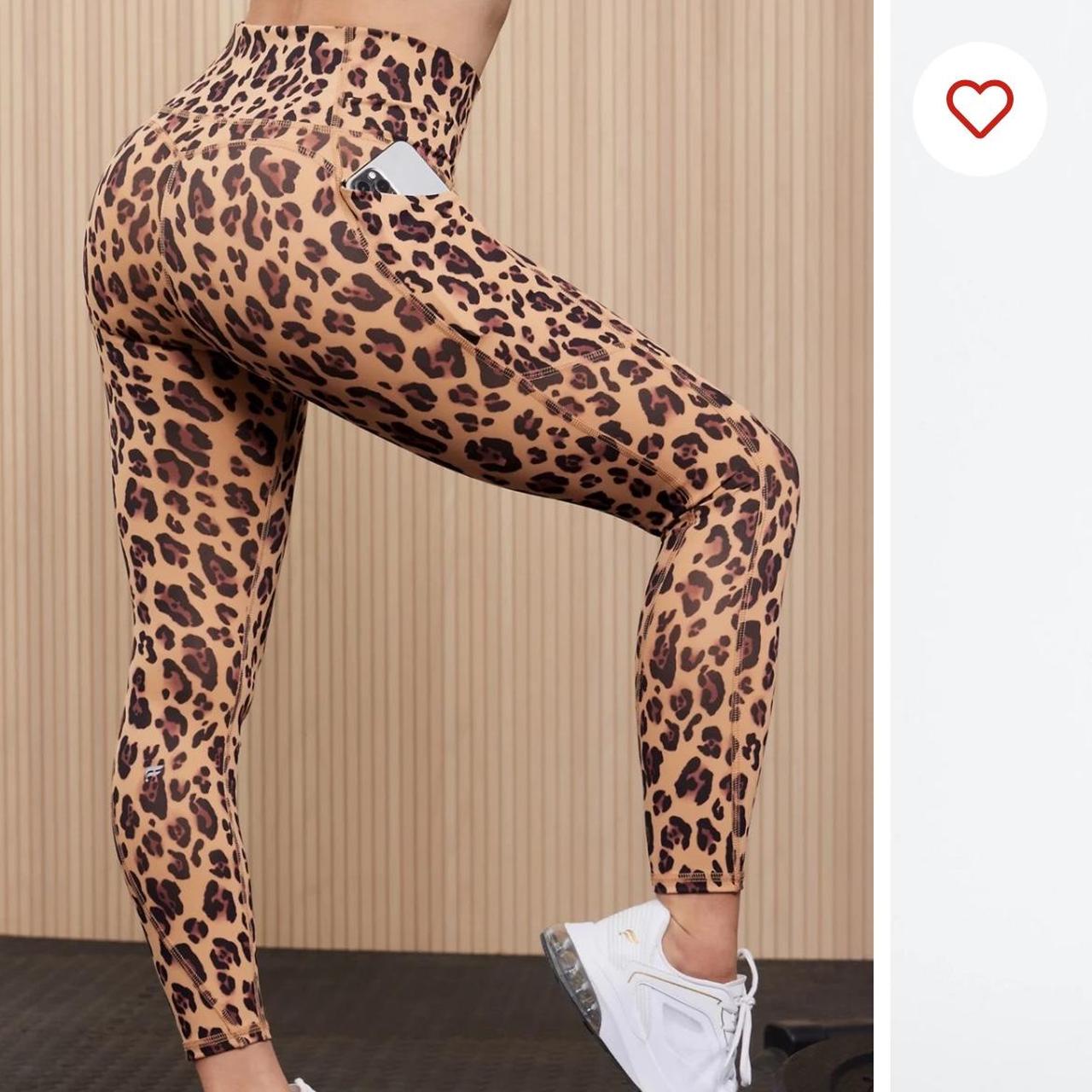 Fabletics Oasis Leggings in Leopard Print Size S... - Depop