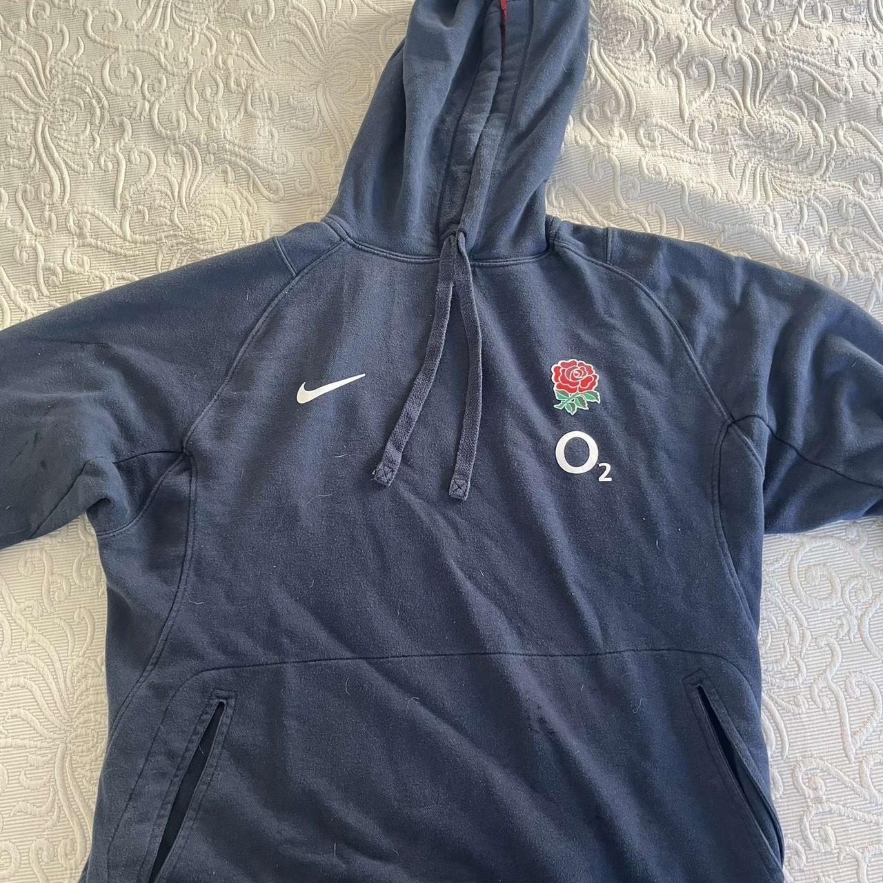 Vintage Nike 2003 England rugby hoodie . Very rare... - Depop