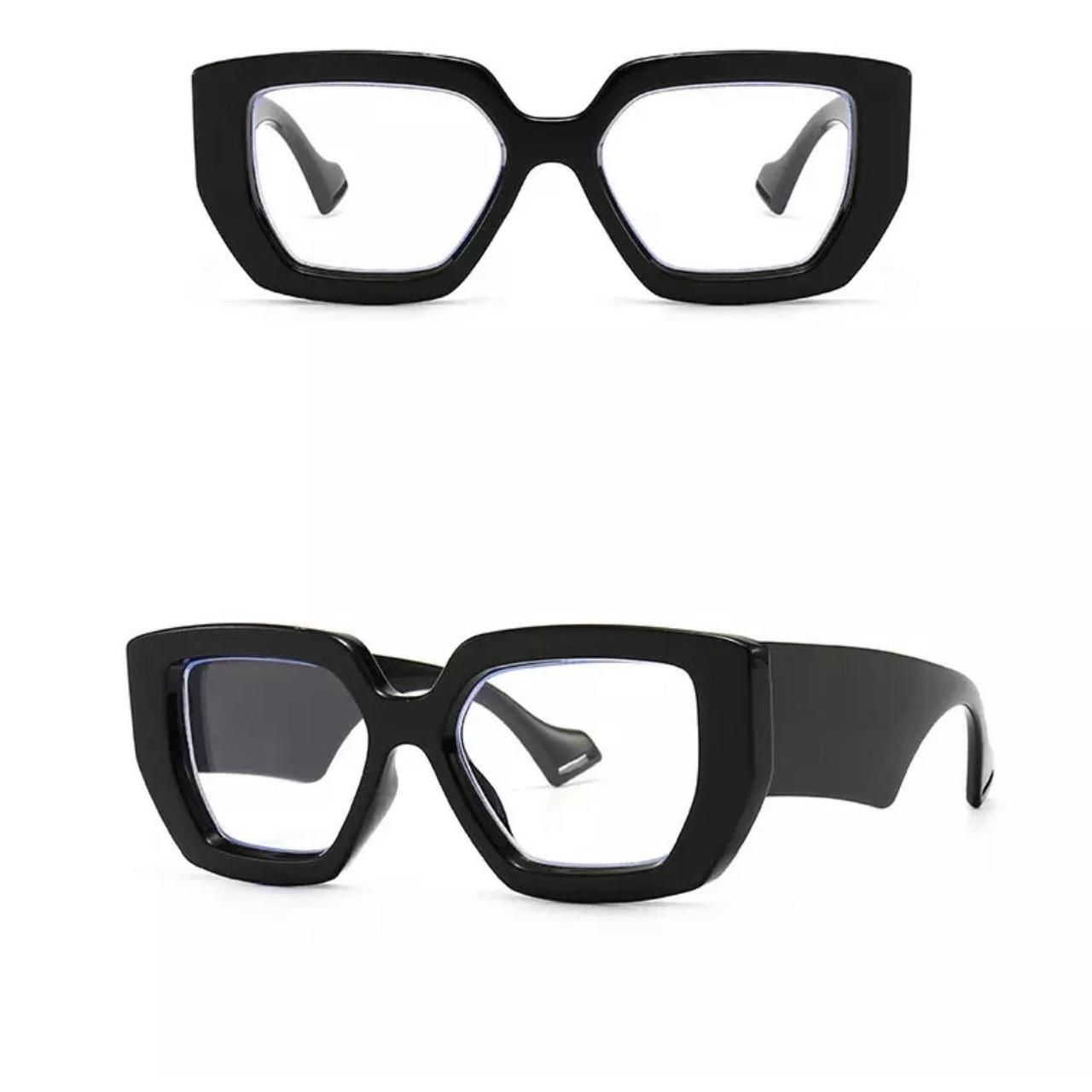 Thick Frame Black Glasses Black framed glasses that... - Depop