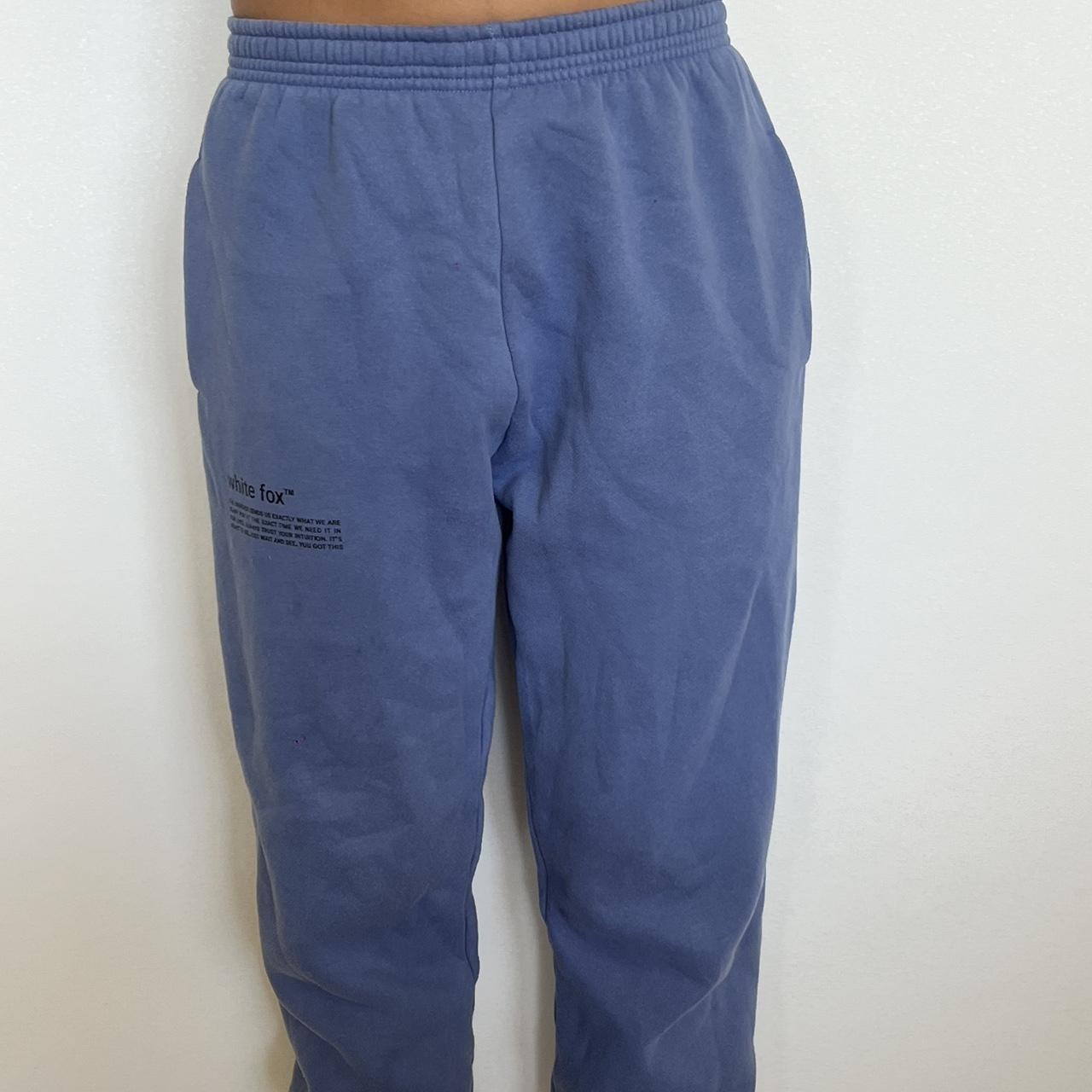 White fox tracksuit pants - barely worn - great... - Depop