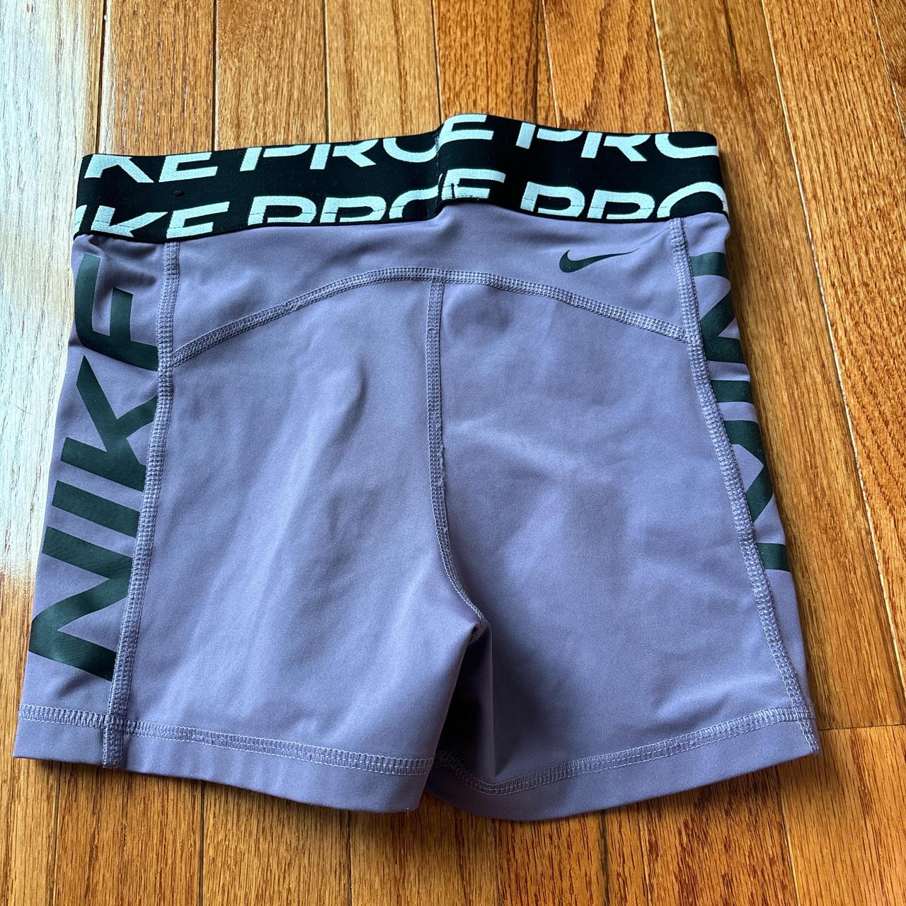 Nike pros color: purple size: small condition: worn... - Depop