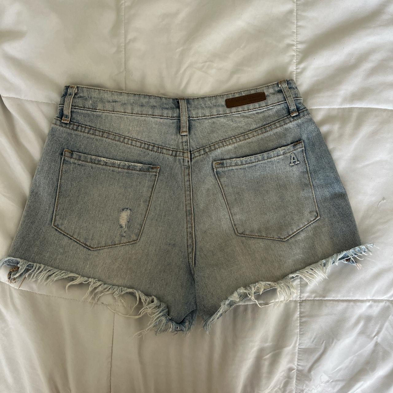 cute ripped jean shorts dm for questions:) - Depop