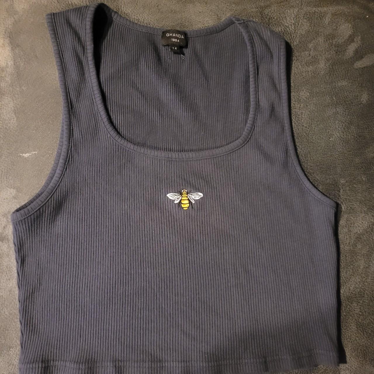 Ghanda Cropped Tank Worn a few times Size 14 - Depop