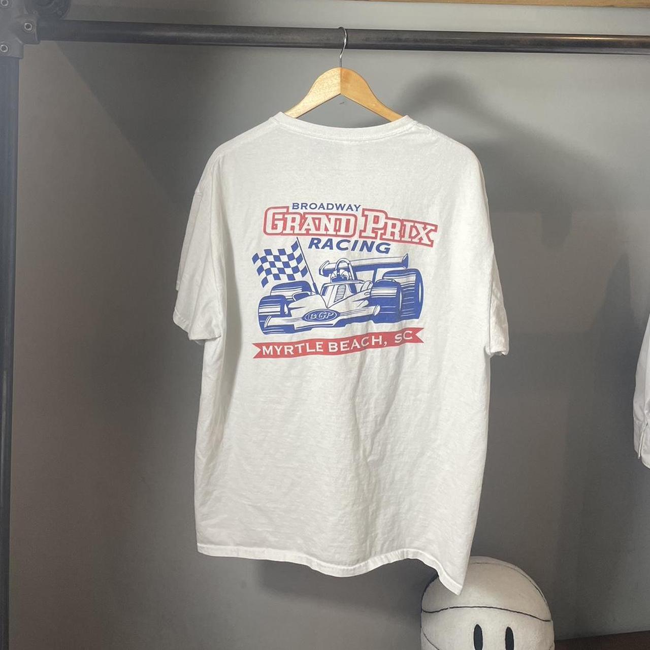 Vintage F1 Racecar T-shirt L P2P: 24” Length:... - Depop