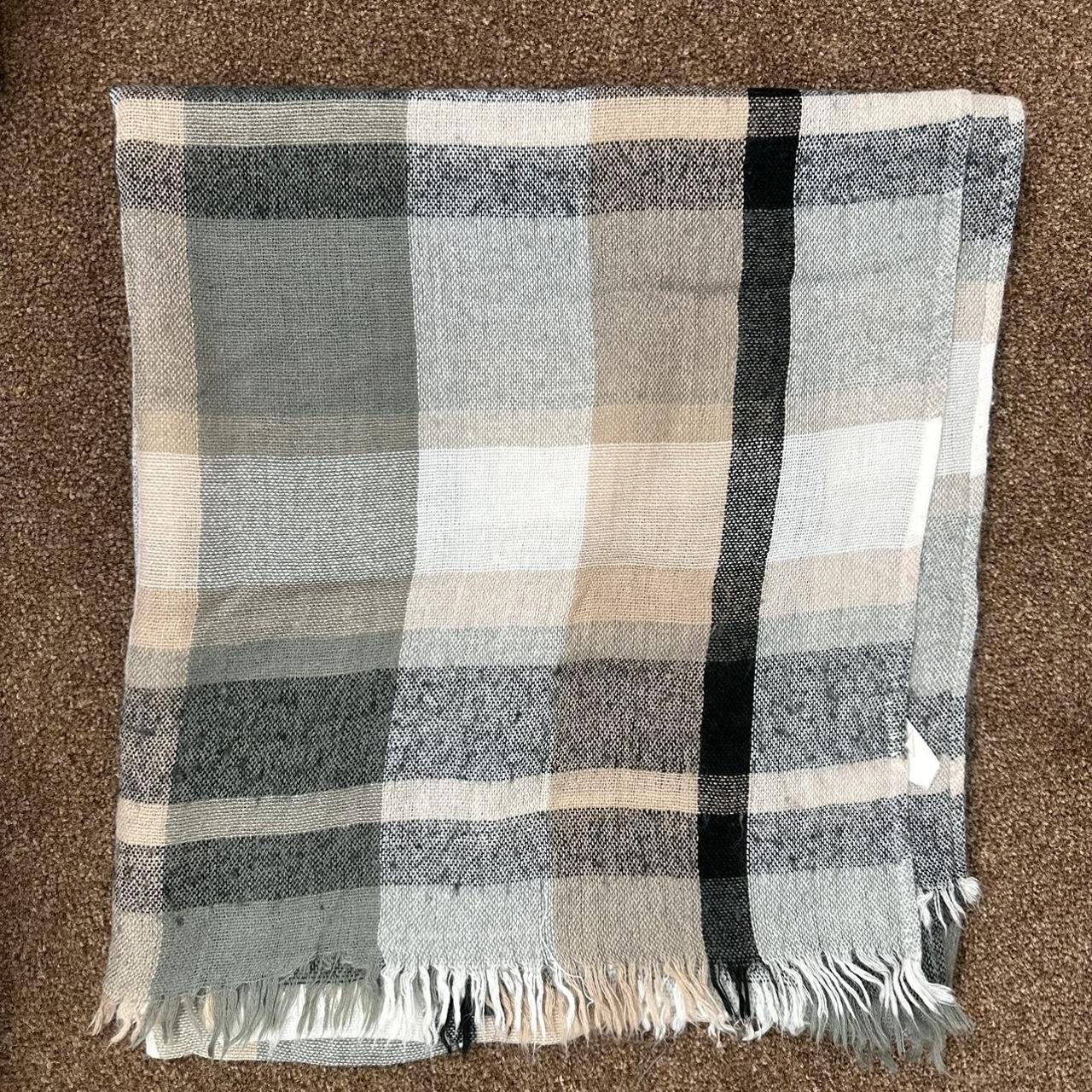 Primark Check Knitted Scarf Combined postage... - Depop