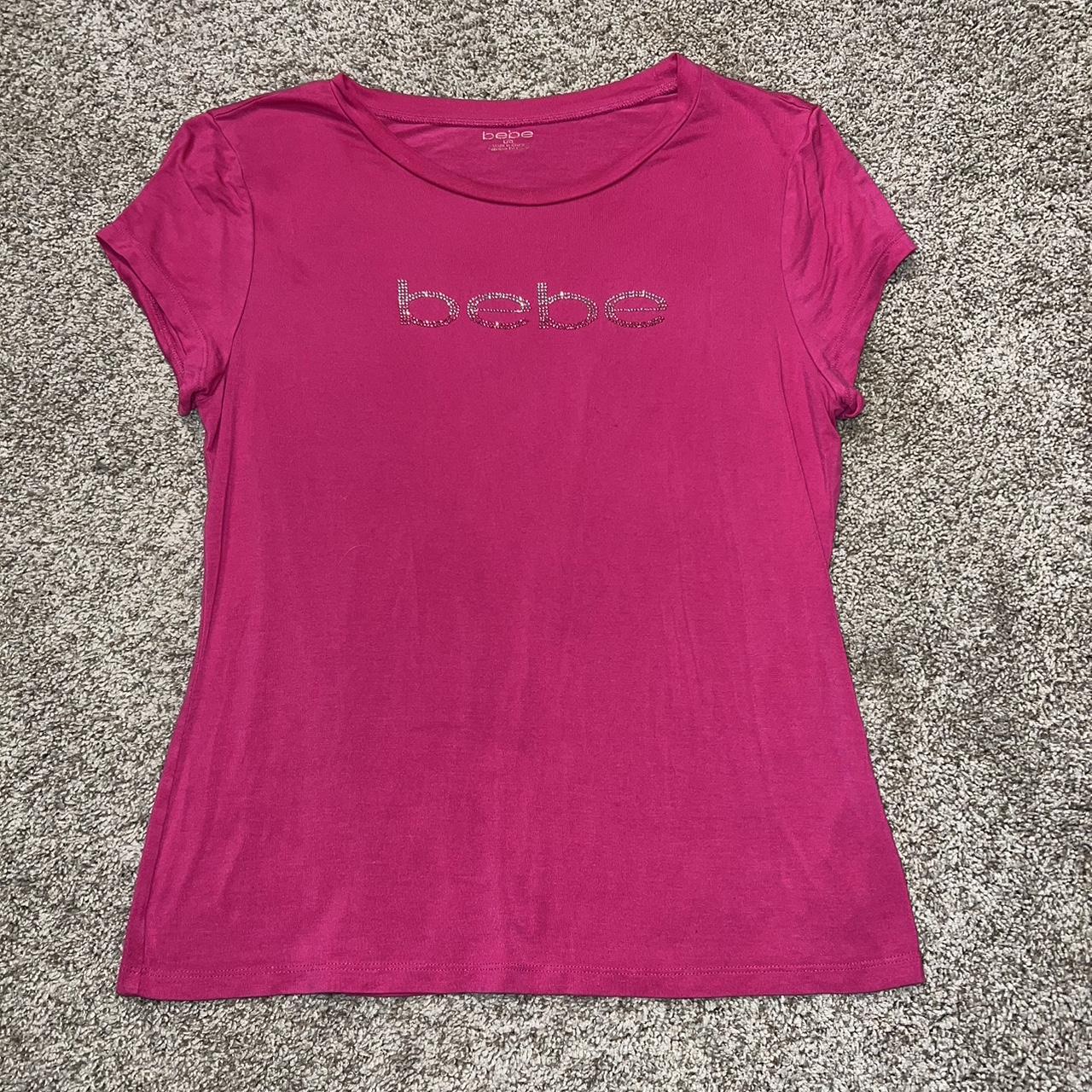 Bebe pink tee - Depop
