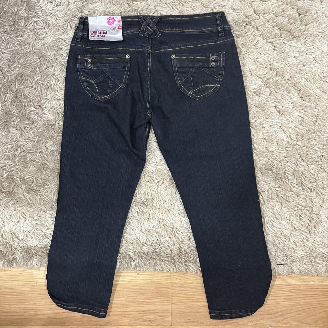 vintage y2k 2000s JANE NORMAN denim crop jeans ️‍🔥 ️‍🔥 ️‍🔥 ️‍🔥... - Depop