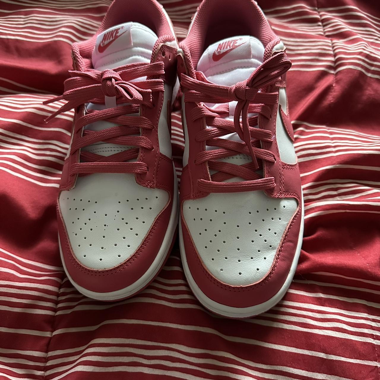 Salmon Color Dunks Worn Twice Depop