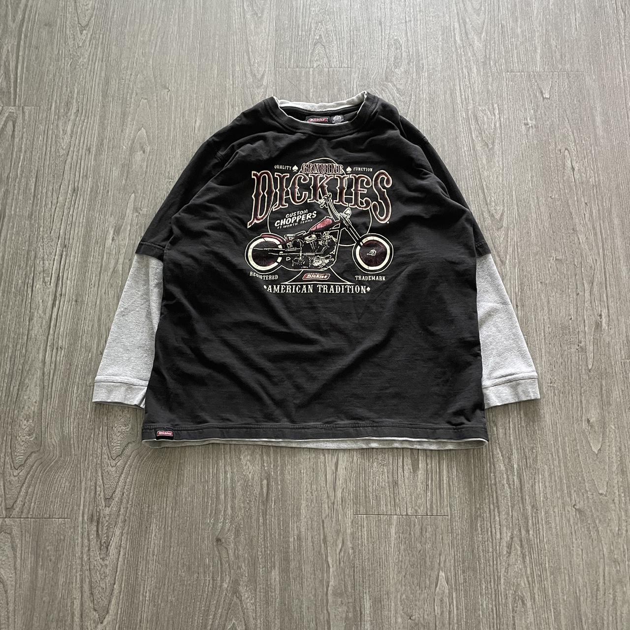 Vintage y2k dickies long sleeve thermal layered... - Depop