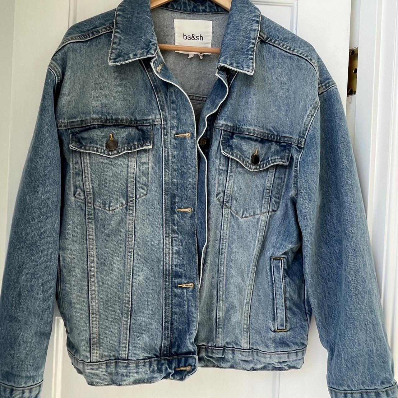 BA&SH “Rodney” Denim Jacket Size Small NWT - Depop