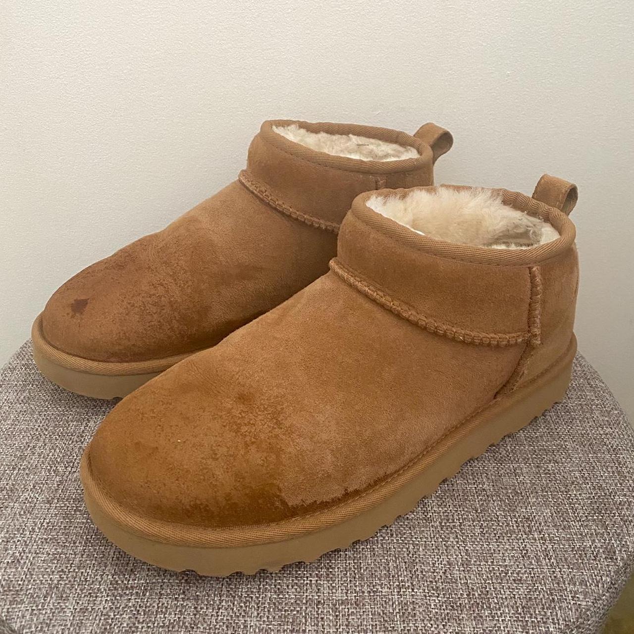 Ugg Classic Ultra Mini Boots Size women’s 9 Water... - Depop
