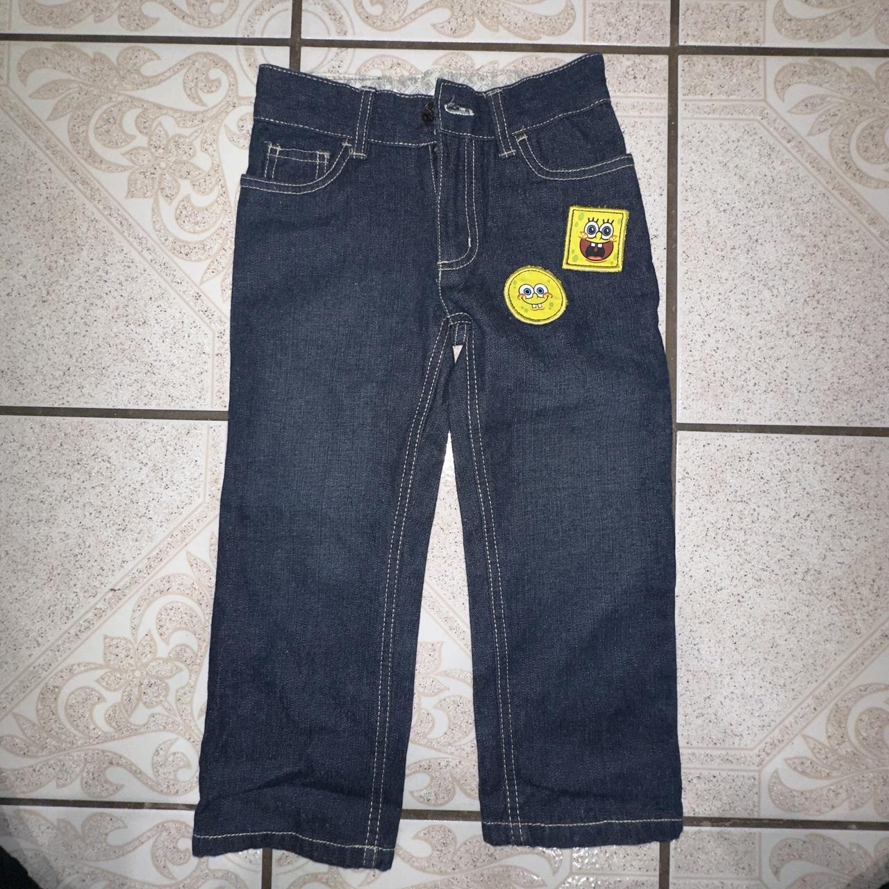 SpongeBob SquarePants kids jeans Size:4 #kidsclothes... - Depop
