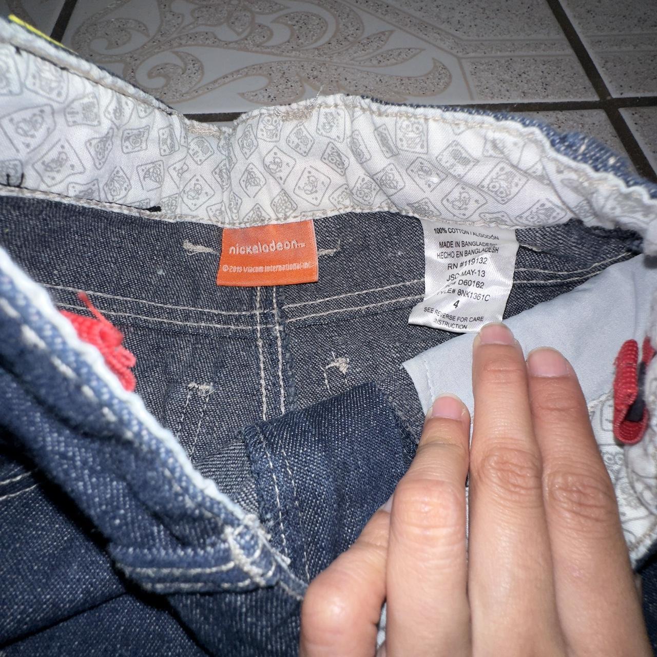 SpongeBob SquarePants kids jeans Size:4 - Depop