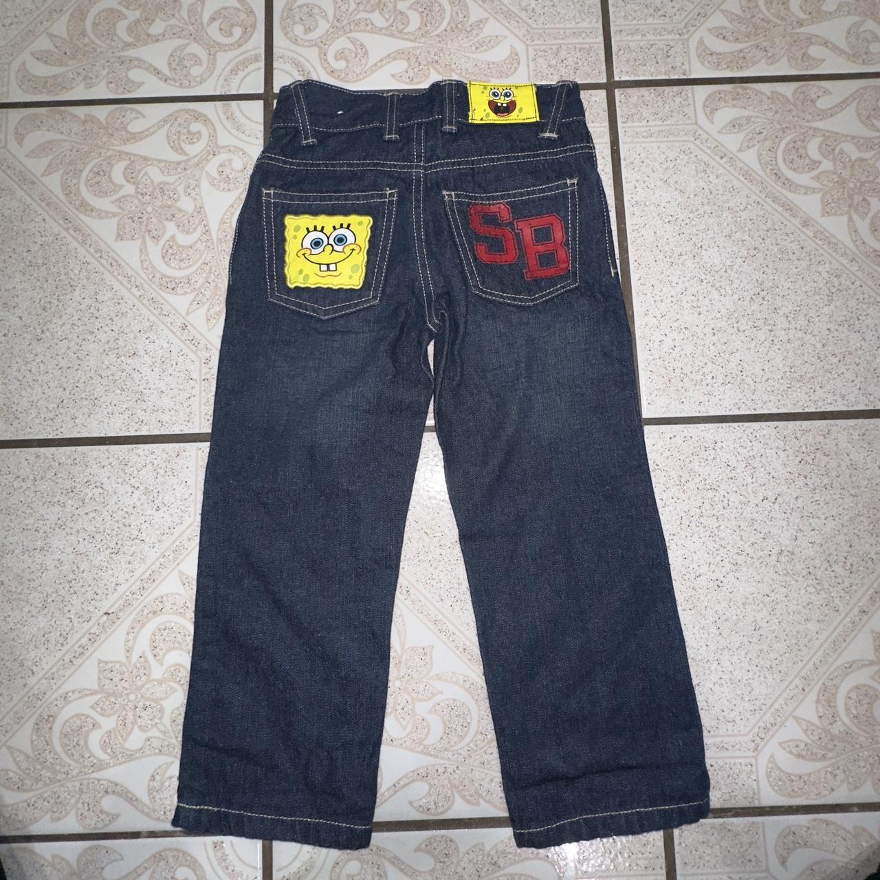 SpongeBob SquarePants kids jeans Size:4 #kidsclothes... - Depop