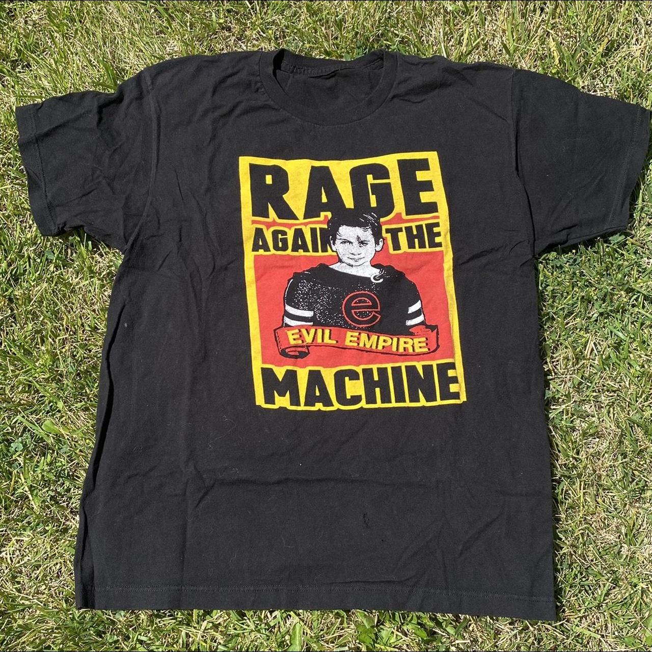 rage against the machine t shirt evil empire size... - Depop