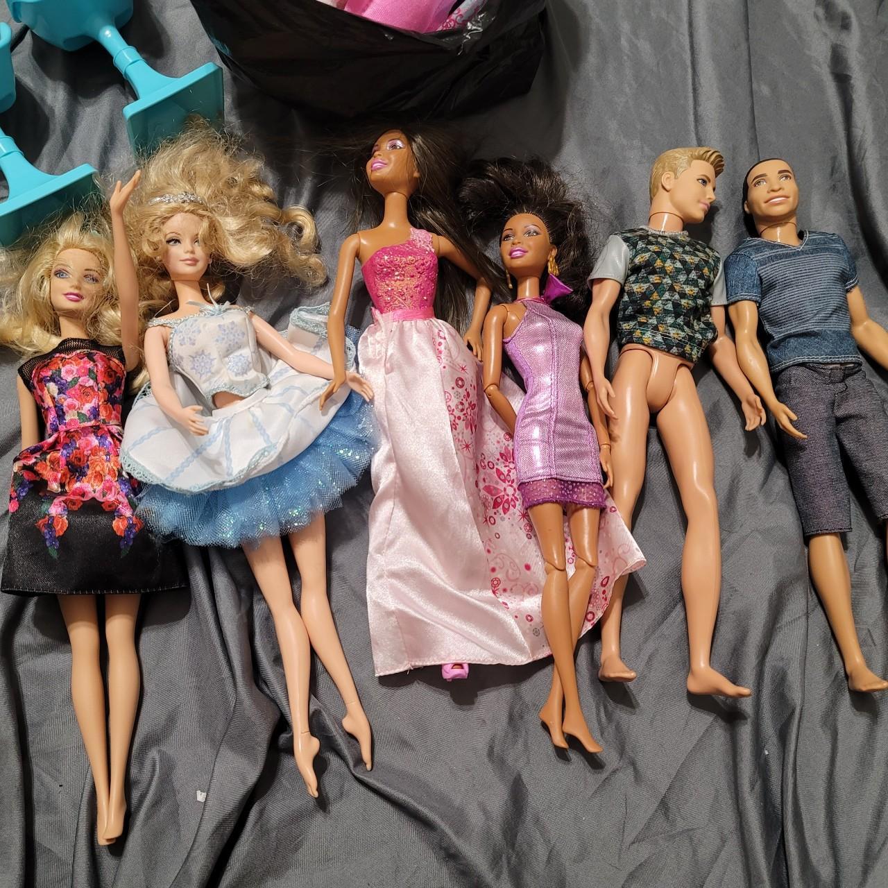 BARBIE COLLECTION 4 barbies + 2 kens tons of... - Depop