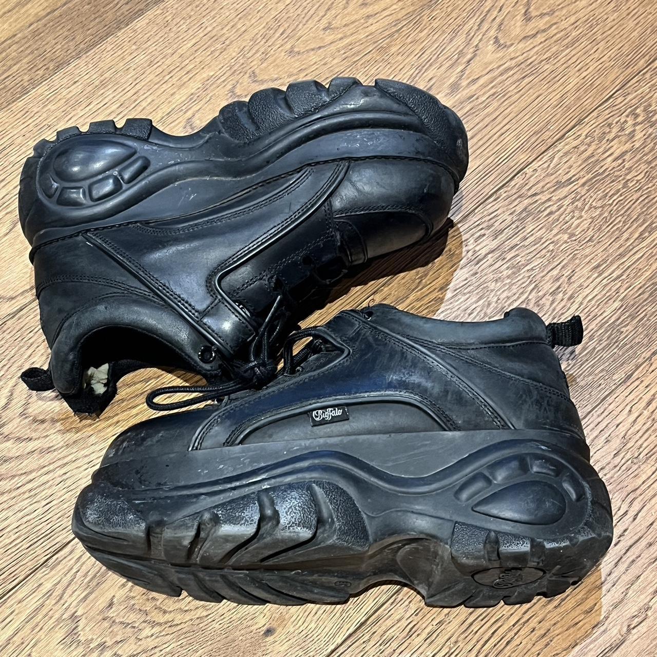 Black Buffalo Platform Sneakers! The classic... - Depop