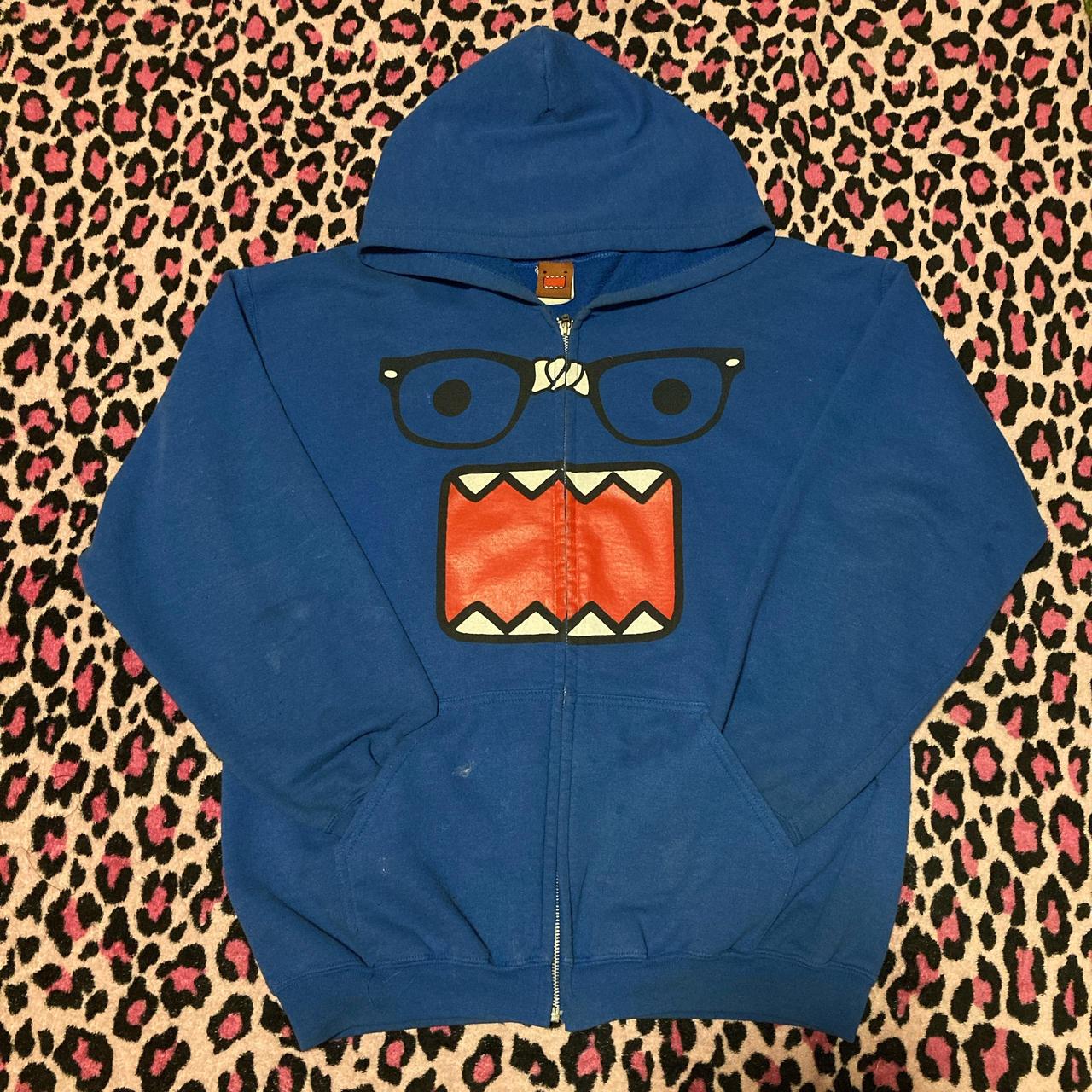Blue nerd domo hoodie Size: L •original blue nerd... | Depop