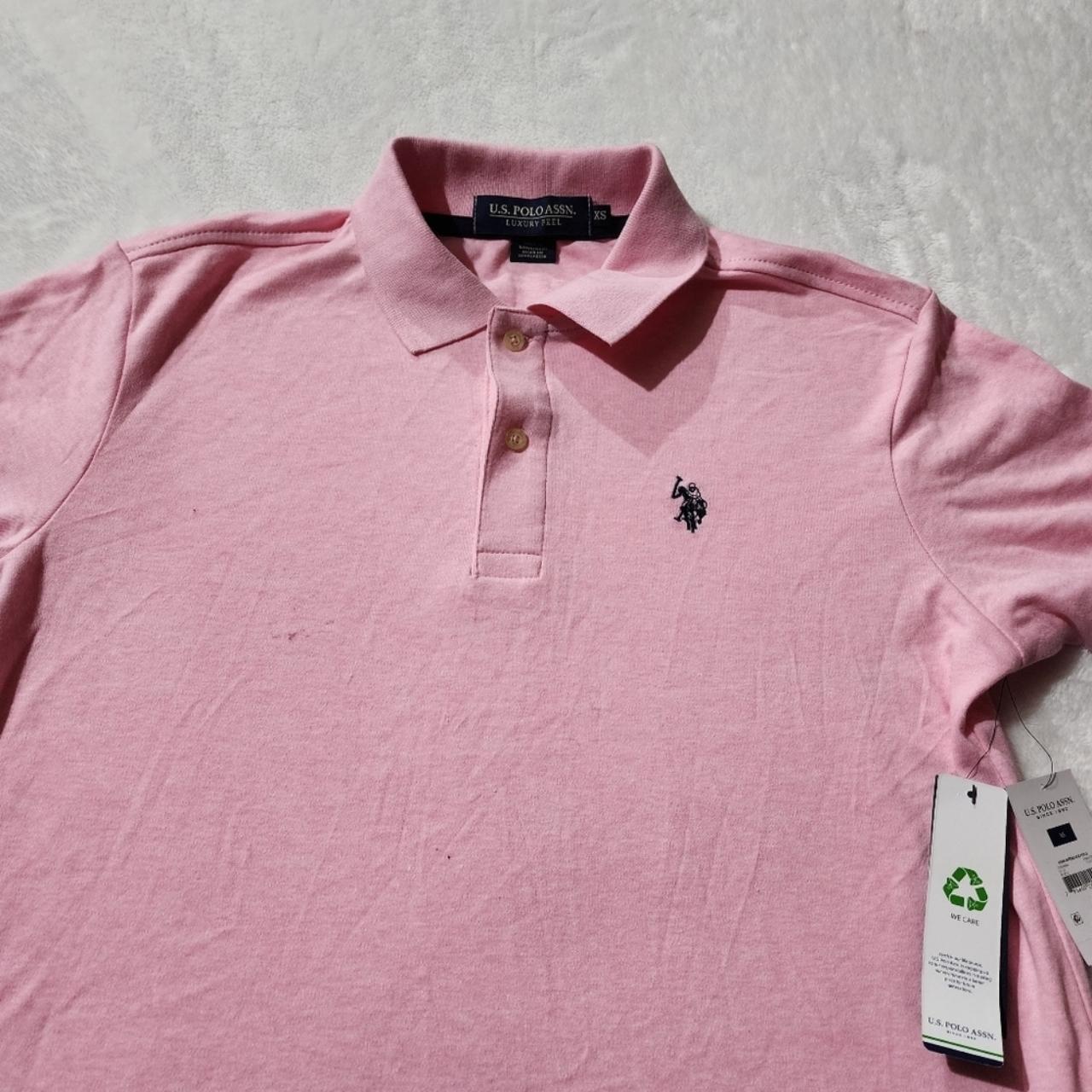 U.S. Polo Assn. Men's Pink Polo-shirts | Depop