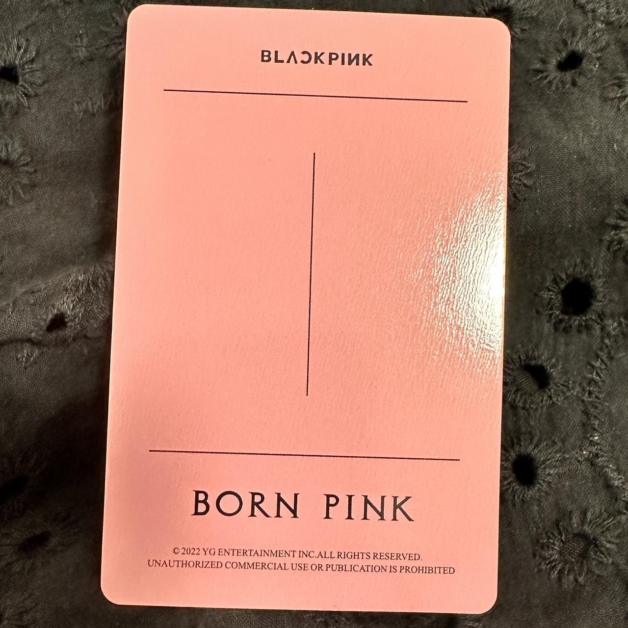 Blackpink Rose Born Pink UNOFFICIAL Photocard - Depop