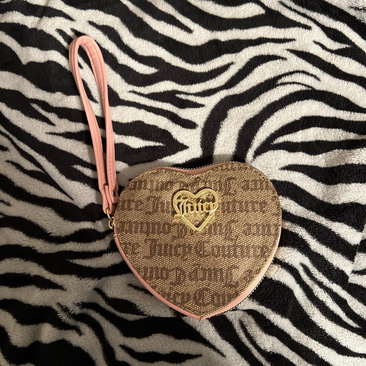 Super Cutie Juicy Couture Heart Shaped Wallet🩷... - Depop