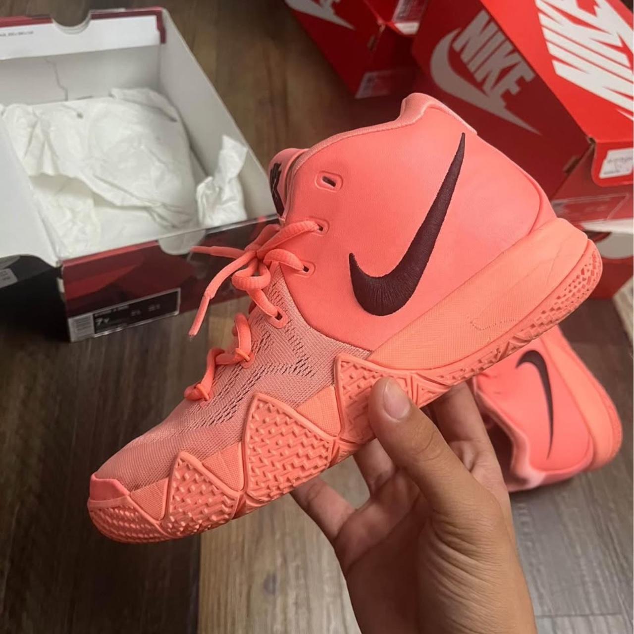 Nike Kyrie 4 ‘atomic pink’ grade school kids... | Depop