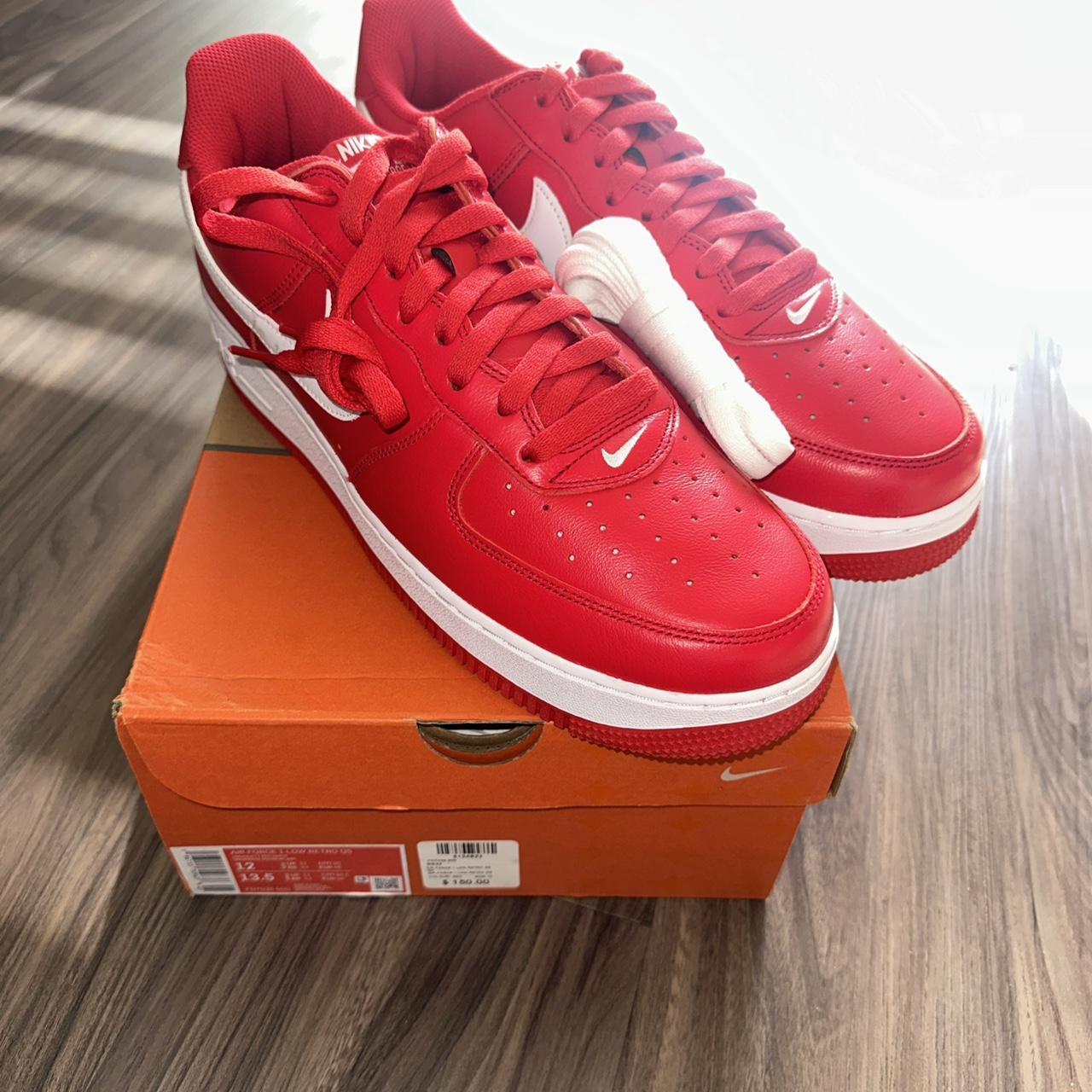 Nike Air Force 1 Low Retro QS Red FD7039-600 Men’s... | Depop