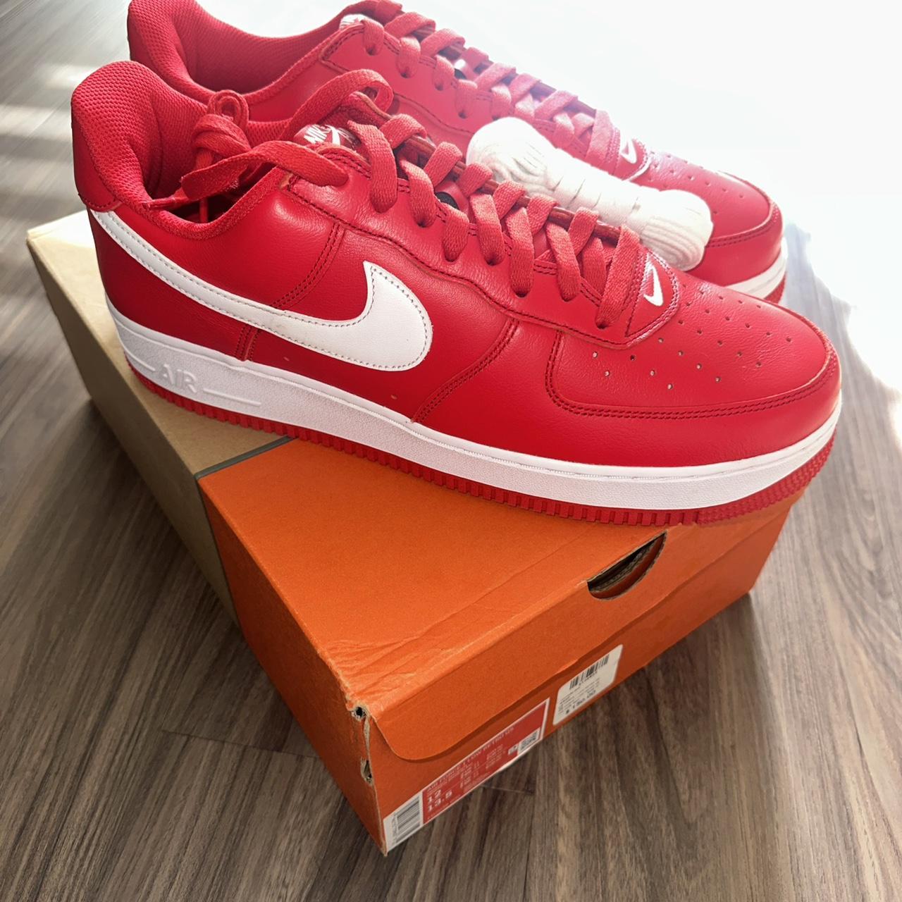 Nike Air Force 1 Low Retro QS Red FD7039-600 Men’s... | Depop